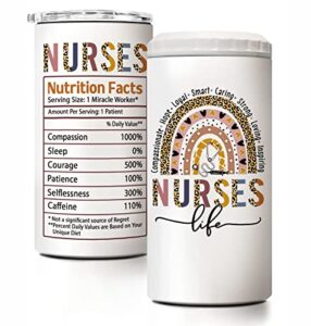 nurse gifts for women, gifts for nurses women - nurse accessories for work - nurse gifts for birthday, nurses week, appreciation week, graduation - nurse present, nurse tumbler can cooler 16 oz