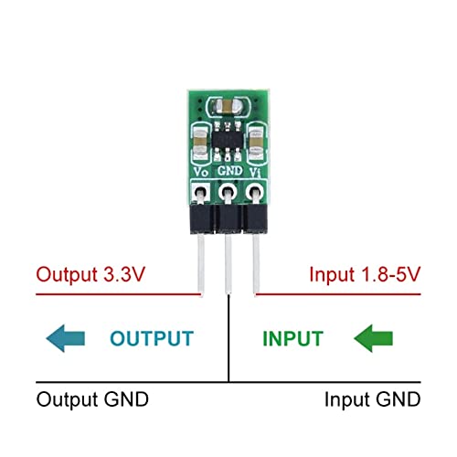 Mini 1.8V 3V 3.7V 5V to 3.3V Low Noise Regulated Charge Pump 2 in 1 DC/DC Converter 1Pcs