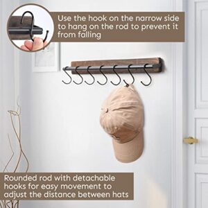 FANGSUN Wooden Hat Rack +Wooden Riser