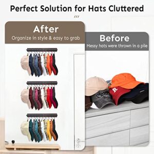 FANGSUN Wooden Hat Rack +Wooden Riser