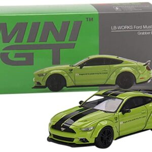 LB-Works Grabber Lime Green Imagine All The People Living Life in Peace Ltd Ed to 3000 pcs 1/64 Diecast Model Car by True Scale Miniatures MGT00426