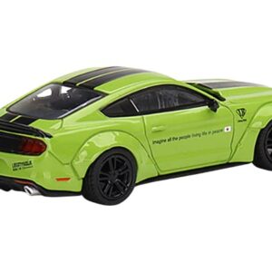 LB-Works Grabber Lime Green Imagine All The People Living Life in Peace Ltd Ed to 3000 pcs 1/64 Diecast Model Car by True Scale Miniatures MGT00426