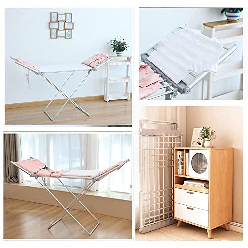 ERUSO Clothes Airer 20 Bars Winged Electric Heated Clothes Airer, Folding Laundry Drying Rack Heating Hanger, Saves Energy, for Clothing, Bedding, Towels