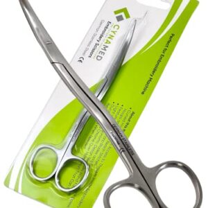 1 EA Professional Large Double-Curved Machine Embroidery Scissors - 6" Double curved bent handle -Stainless Steel Embroidery Scissors Supplies