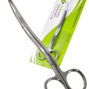 1 EA Professional Large Double-Curved Machine Embroidery Scissors - 6" Double curved bent handle -Stainless Steel Embroidery Scissors Supplies