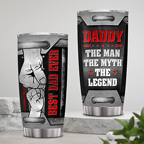 OLDCHI 20oz Tumbler Gifts for Dad, Unique Gifts for Men, Husband, Woman, Coffee Gifts for Dad, Gift From Kids Son Daughter Wife for Fathers Day, Birthday, Anniversary, Best Dad Ever