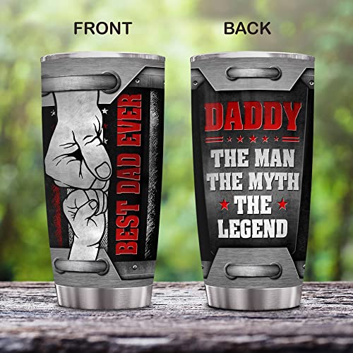 OLDCHI 20oz Tumbler Gifts for Dad, Unique Gifts for Men, Husband, Woman, Coffee Gifts for Dad, Gift From Kids Son Daughter Wife for Fathers Day, Birthday, Anniversary, Best Dad Ever