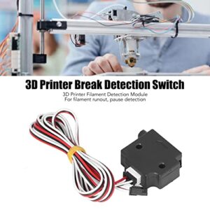 Hosi Filament Run Out Monitor Multifunction Filament Detection Switch with Indicator for 3D Printer