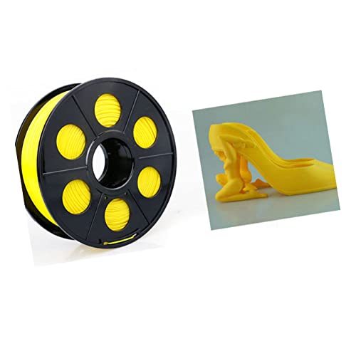 Baluue 3D Printers Filament Printer Effective Yellow for Pla Environmental Shiny Professional Silk Changing Printing Random Spool Material DIY Widely - Mm D Typeyellow 3D 3D Printer