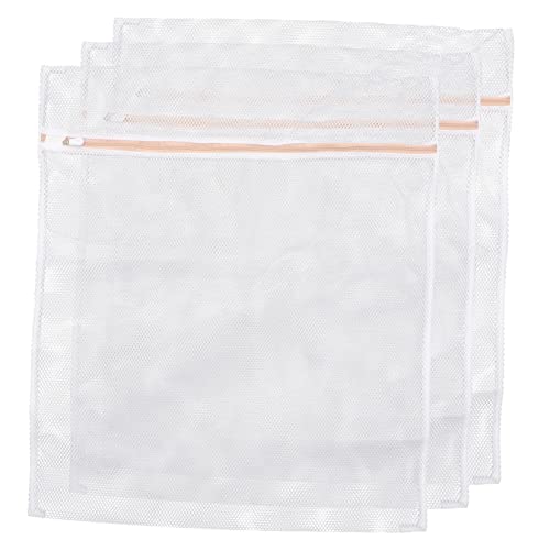 Cabilock 3pcs Hotel Organizer Pouches Washer Net Clothing Bag Factories Machine Mesh for Protector Guard Makeup Washing Travel College Wash Lingerie Bags Dorm Home Zipper Clothes