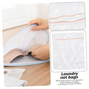 Cabilock 3pcs Hotel Organizer Pouches Washer Net Clothing Bag Factories Machine Mesh for Protector Guard Makeup Washing Travel College Wash Lingerie Bags Dorm Home Zipper Clothes