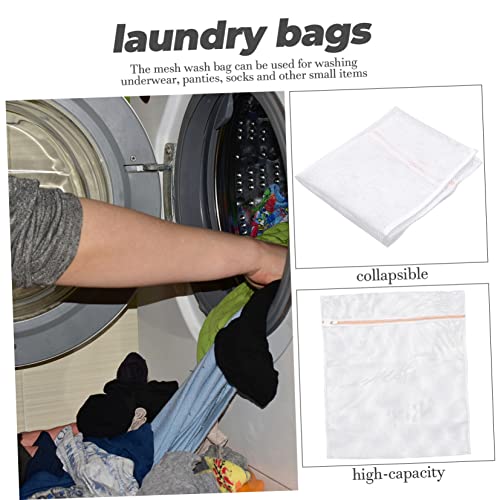 Cabilock 3pcs Hotel Organizer Pouches Washer Net Clothing Bag Factories Machine Mesh for Protector Guard Makeup Washing Travel College Wash Lingerie Bags Dorm Home Zipper Clothes