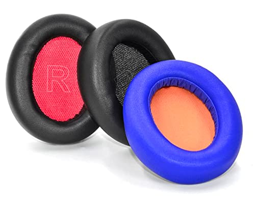 Replacement Earpads Cushions Earmuffs for Anker Soundcore Life Q10 / Q10 BT Headphones (Blue/Orange)