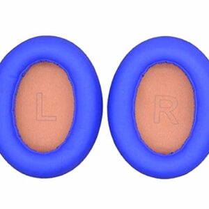 Replacement Earpads Cushions Earmuffs for Anker Soundcore Life Q10 / Q10 BT Headphones (Blue/Orange)