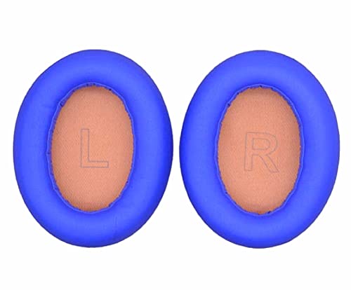 Replacement Earpads Cushions Earmuffs for Anker Soundcore Life Q10 / Q10 BT Headphones (Blue/Orange)