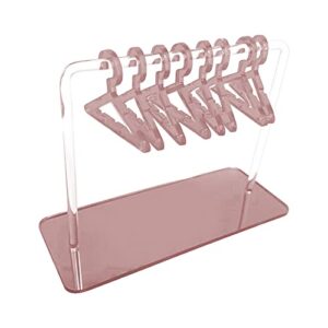 amleso cute earring rack holder coat hangers stand earring closet acrylic earring display stand earrings organizer ear stud holder