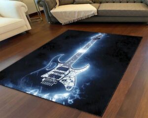 guitar design rugs,music rug,musical instrument,guitar rug, popular rug, modern rugs, for living room, personalized gift,3d rug,home decor, housewarming gift 01, kids room rug,area rug