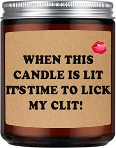 gifts for women - funny gifts for women her boyfriend fiancee couple - valentines day gifts for her - naughty mothers day anniversary engagement gifts for wife - best friends gifts - scented candles