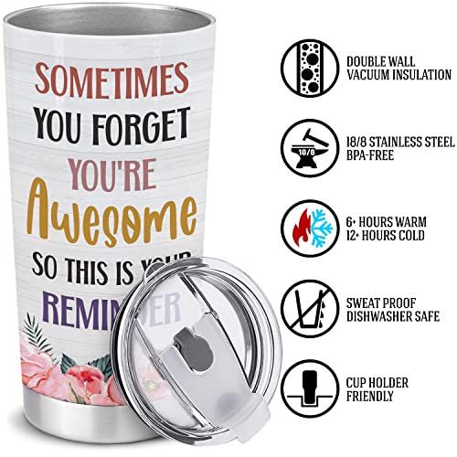 9CLEVER You're Awesome Friendship Tumbler Sister I Got To Choose Best Friends, Sister Women Gifts - Birthday, Valentine, Christmas Gifts For Bestie, BFF, Soulmate