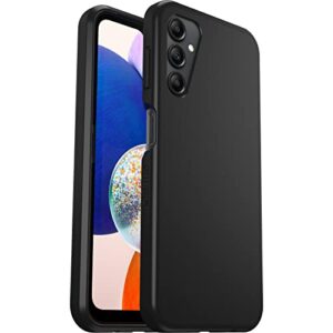 otterbox samsung galaxy a14 5g prefix series case - black, ultra-thin, pocket-friendly, raised edges protect camera & screen, wireless charging compatible