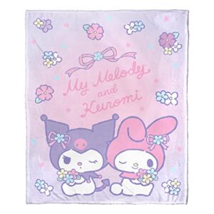 northwest my melody silk touch throw blanket, 50" x 60", pastel pals