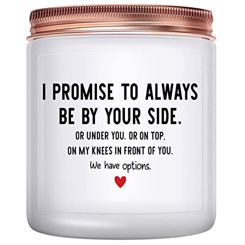 Gifts for Boyfriend Husband- Funny Anniversary Valentine’s Day Gifts for Him, Naughty Birthday Gifts for Fiance Girlfriend Wife Fiancee, Lavender Candle