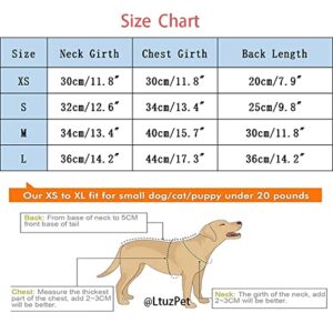 LtuzPet Puppy Cute Braces Skirt Pet Summer Apparel Dress Small Dogs Cats Skirt Dress with Ruffles Dress