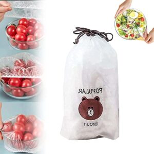 fresh keeping bags, fresh keeping bags 100pcs, fresh keeping bags food covers, reusable fresh keeping bags with elastic, plastic sealing bags food cover for food storage (100 pcs)