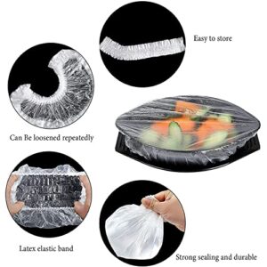 Fresh Keeping Bags, Fresh Keeping Bags 100pcs, Fresh Keeping Bags Food Covers, Reusable Fresh Keeping Bags With Elastic, Plastic Sealing Bags Food Cover For Food Storage (100 PCS)