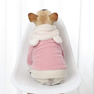 Neiwech Small Dogs Knitted Sweaters Medium Cats Soft Sweatshirts Pet Puppy Warm Winter Clothes Pink XL Acrylic 63S216