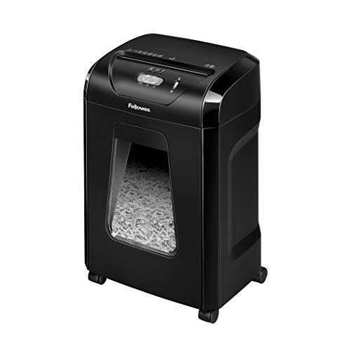 Fellowes 14C10 14-Sheet Cross-Cut Home Office Paper Shredder & Powershred Performance Shredder Oil, 16 oz. Extended Nozzle Bottle (3525010)