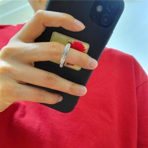 Ycciksld 3 Kinds Finger Ring Holder for Cell Phone Grip(Flower)