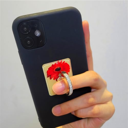 Ycciksld 3 Kinds Finger Ring Holder for Cell Phone Grip(Flower)