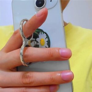 Ycciksld 3 Kinds Finger Ring Holder for Cell Phone Grip(Flower)