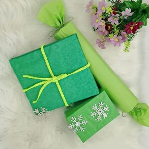 360 Sheets Green Tissue Paper 20 x 14 Inch Wrapping Paper Art Paper for St. Patrick's Day Wedding Birthday Holiday Decor (Green Series)