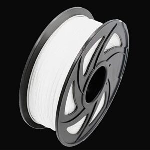 3D Printer Consumables 1.75mm Good Accuracy Standard Size Filament Perfect for DIY (White)