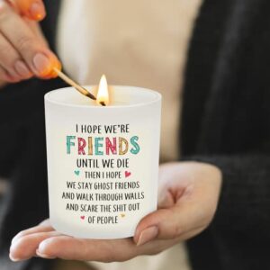 Friendship Gifts for Women Friends - Friend Gifts for Women, Gifts for Best Friends - Funny Birthday Gifts for Women, Best Friend Birthday Gifts for Women - Candles Gifts for Women - Scented Candle