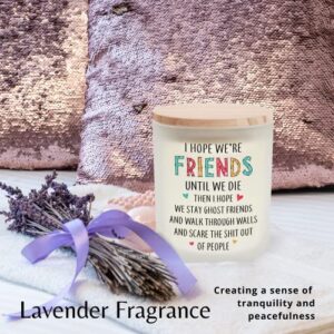 Friendship Gifts for Women Friends - Friend Gifts for Women, Gifts for Best Friends - Funny Birthday Gifts for Women, Best Friend Birthday Gifts for Women - Candles Gifts for Women - Scented Candle