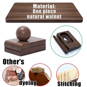 ANFU Wall Clip for Tapestry, Clips for Hanging Quilt, Wooden Clamp for Hanging and Display Tapestry Quilt Blanket Rug Fabric (2, Walnut)