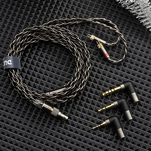 HiFiGo DUNU Hulk PRO Mini Litz Type 2 Braided Structure IEMs Cable, SA6 Ultra Original Earphones Cable with Q-Lock Plus Interchangeable Plug (0.78 2PIN Connector)