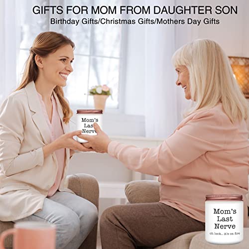 Gifts for Mom from Daughter Son, Best Mom Gifts, Funny Mom Christmas Gifts, Birthday Thanksgiving Mothers Day Gifts for Mom Stepmother Adoptive Mother, Mom's Last Nerve