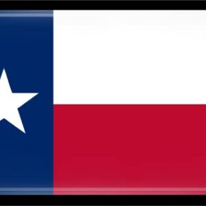 Texas State Flag Domed Artwork - Premium Quality Anodized Billet Aluminum UV Resistant Metal Trailer/Tow Hitch Cover for 2" Receivers, Luxury Product for Truck, SUV or Car