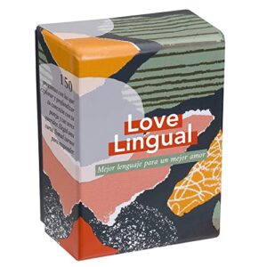 fluytco love lingual: spanish couples game - card game - 150 conversation starter questions for couples - to explore & deepen connections with your partner - date night & relationship cards