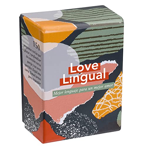 FLUYTCO Love Lingual: Spanish Couples Game - Card Game - 150 Conversation Starter Questions for Couples - to Explore & Deepen Connections with Your Partner - Date Night & Relationship Cards