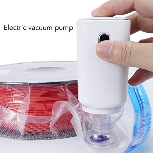 Vacuum Storage Bags Auto Vacuum Bag Pump Rechargeable Portable Electric Vacuum Sealed Compression Pump Space Saver Bags for 3D Print