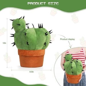 Cactus Shape Pillow-3D Throw Pillow Sofa Cactus Shaped Pillow Plush Cactus Decorative Pillow Office Bed Cushion for Couch Sofa Living Room Home Decor for Plant Lovers, Garden Lovers (15.7 inch)