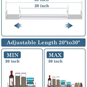 Bumusty Expandable 30" Stove Top Shelf, Magnetic Spice Rack Kitchen Shelf, Oven Shelf Kitchen Gadgets for Flat Top Stove Only