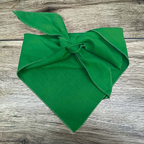 Lucky Motha Fluffa Dog Bandana (Kelly Green)