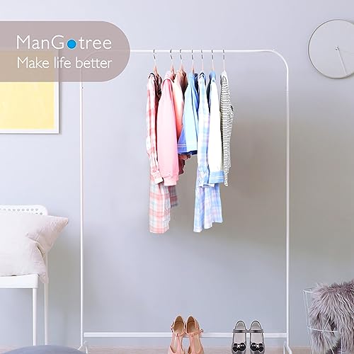 ManGotree 13.8 Inch Premium Kids Velvet Hangers, Ultra-Thin Children's Clothes Hangers with 360° Swivel Hook, Non-Slip Felt Hangers for Youth, Sturdy & Durable (32 Pack, Pink)