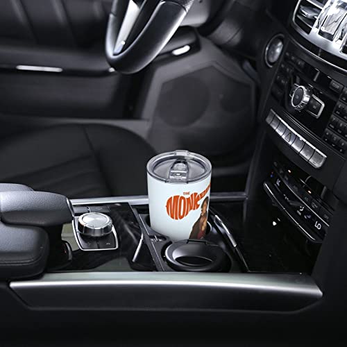 JTRU The Monkees Stainless steel insulation cup with straw cup lid double-layer vacuum insulation coffee cup can be placed in the car for office home